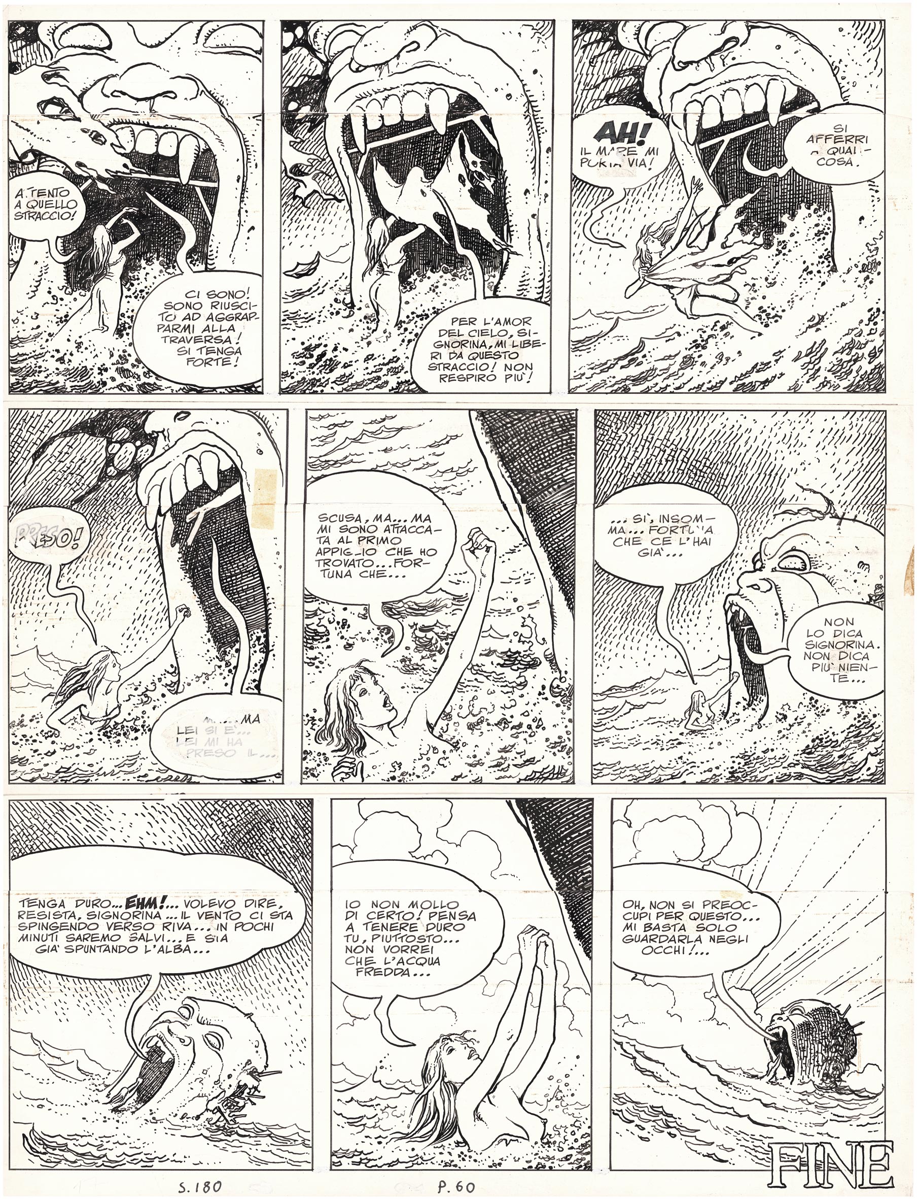 Store | Milo Manara, Le parfum de l'invisible, Tome 1, 1986, Page 60 | HUBERTY & BREYNE