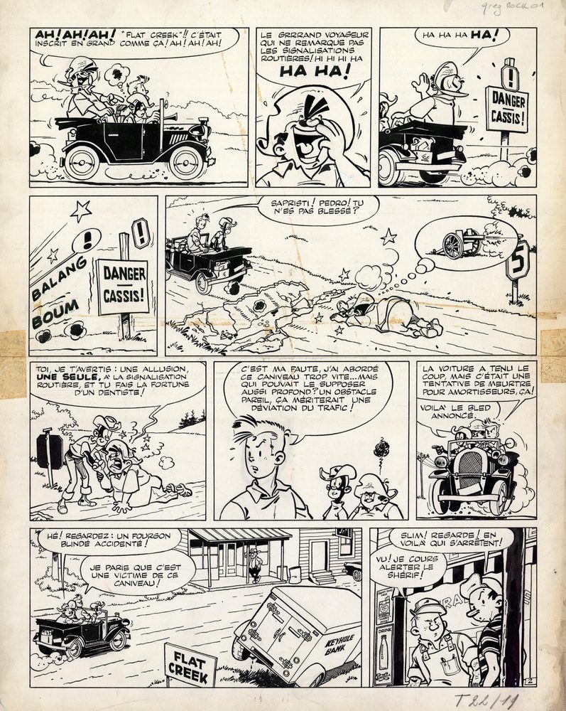 Greg, Rock Derby, Défi de l'invisible, Tome 5, 1963, Page 2 | Artwork ...