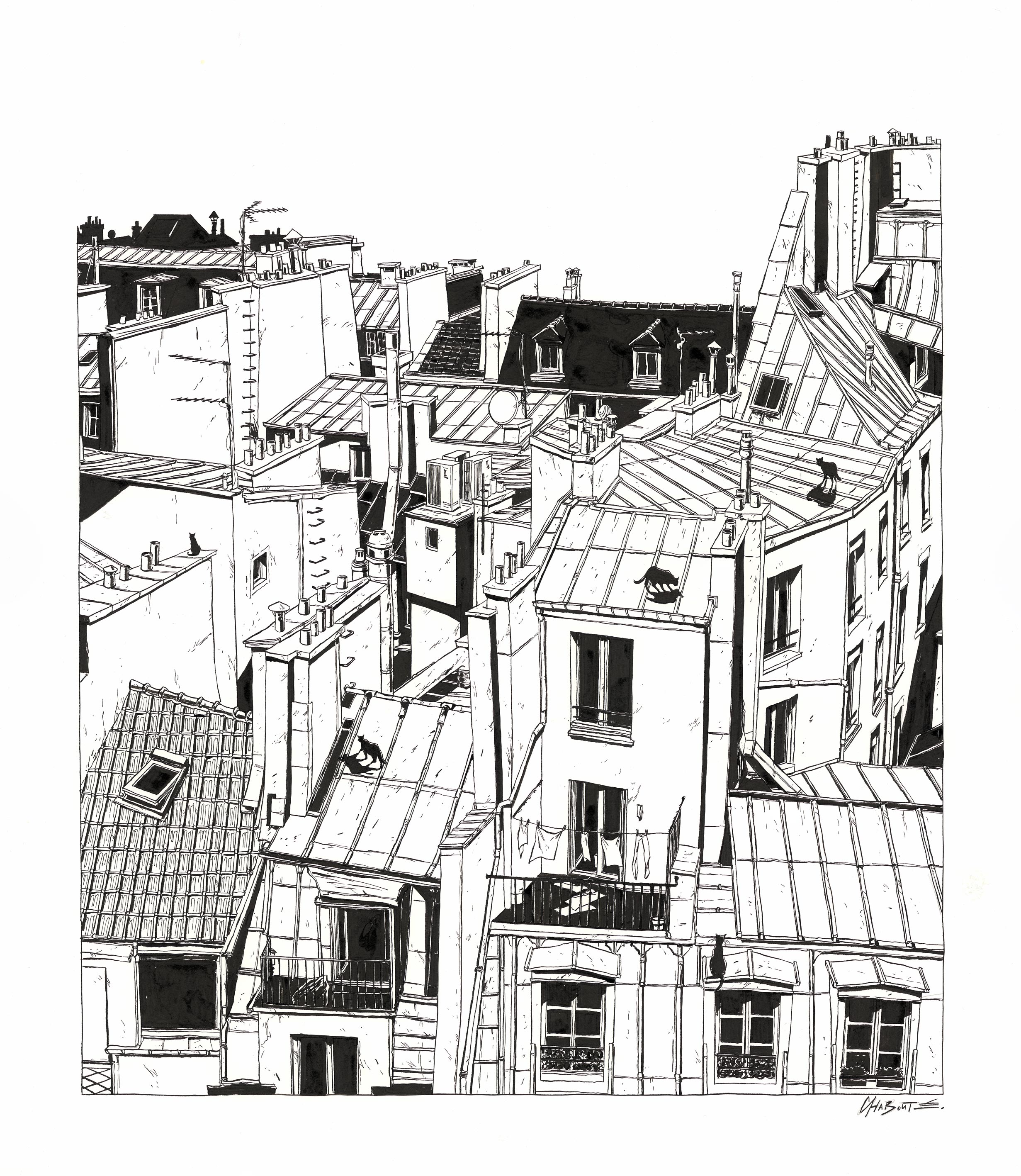 Christophe Chabouté - Les chats