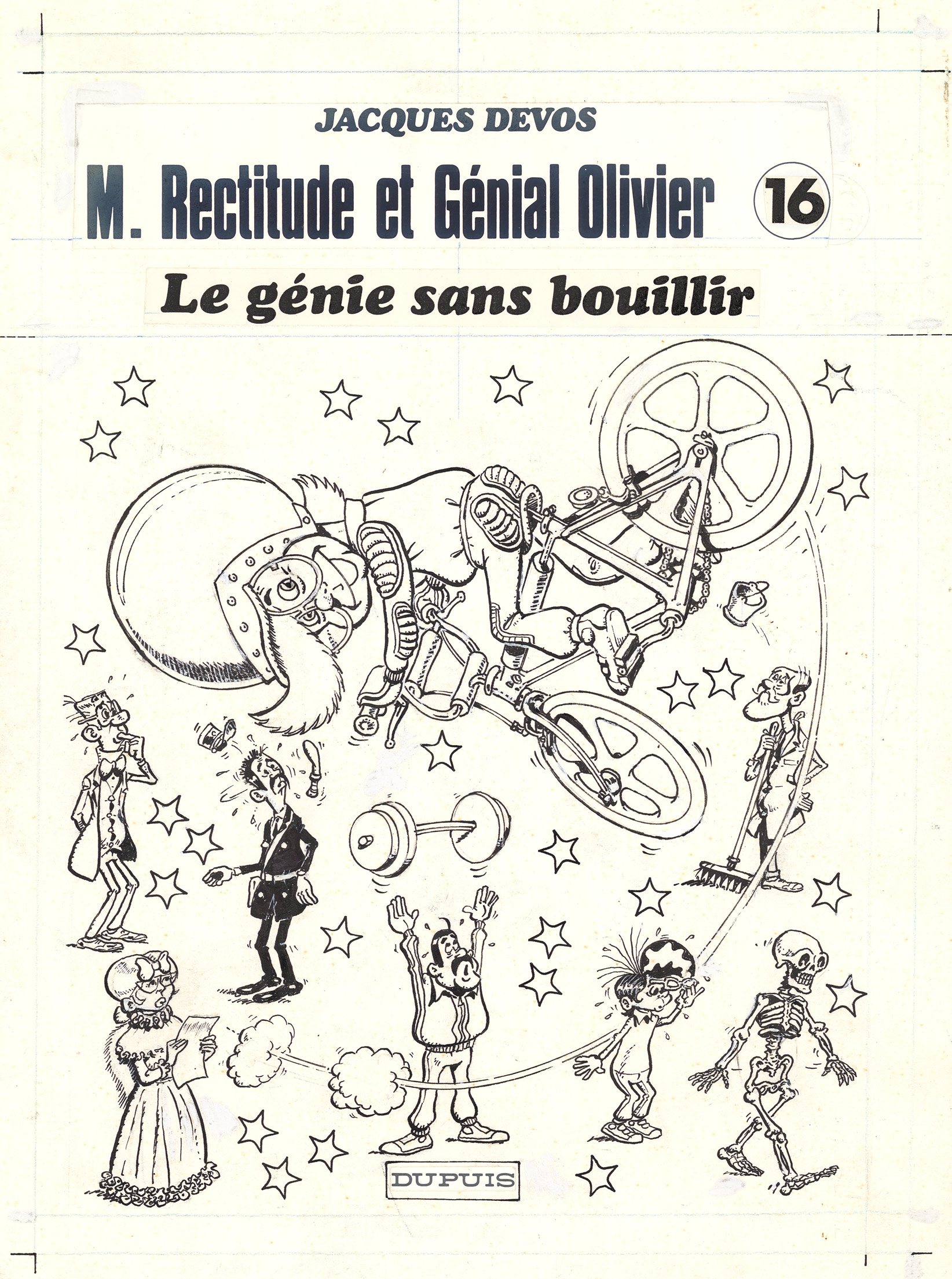 Jacques Devos, Génial Olivier, Le génie sans bouillir, 1988, Couverture ...