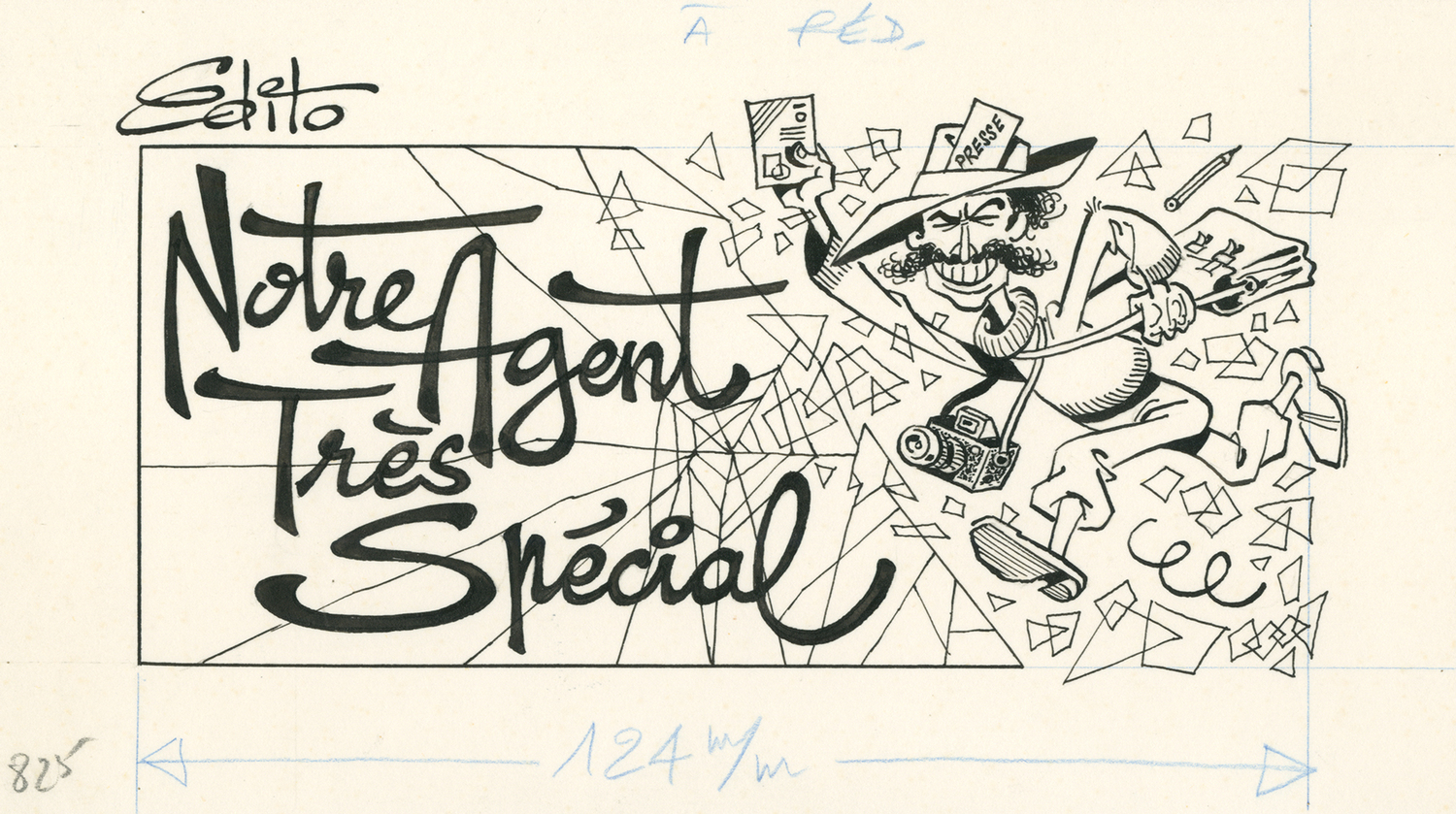 Marcel Gotlib, Edito, Notre agent très spécial | Artwork | HUBERTY & BREYNE