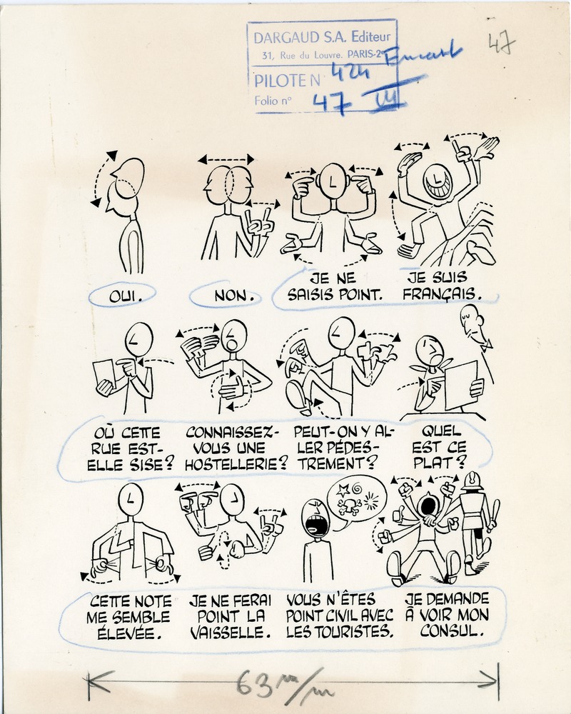 Marcel Gotlib - Signes, 1967, Paru dans Pilote n° 424, p.47 (Dargaud ...