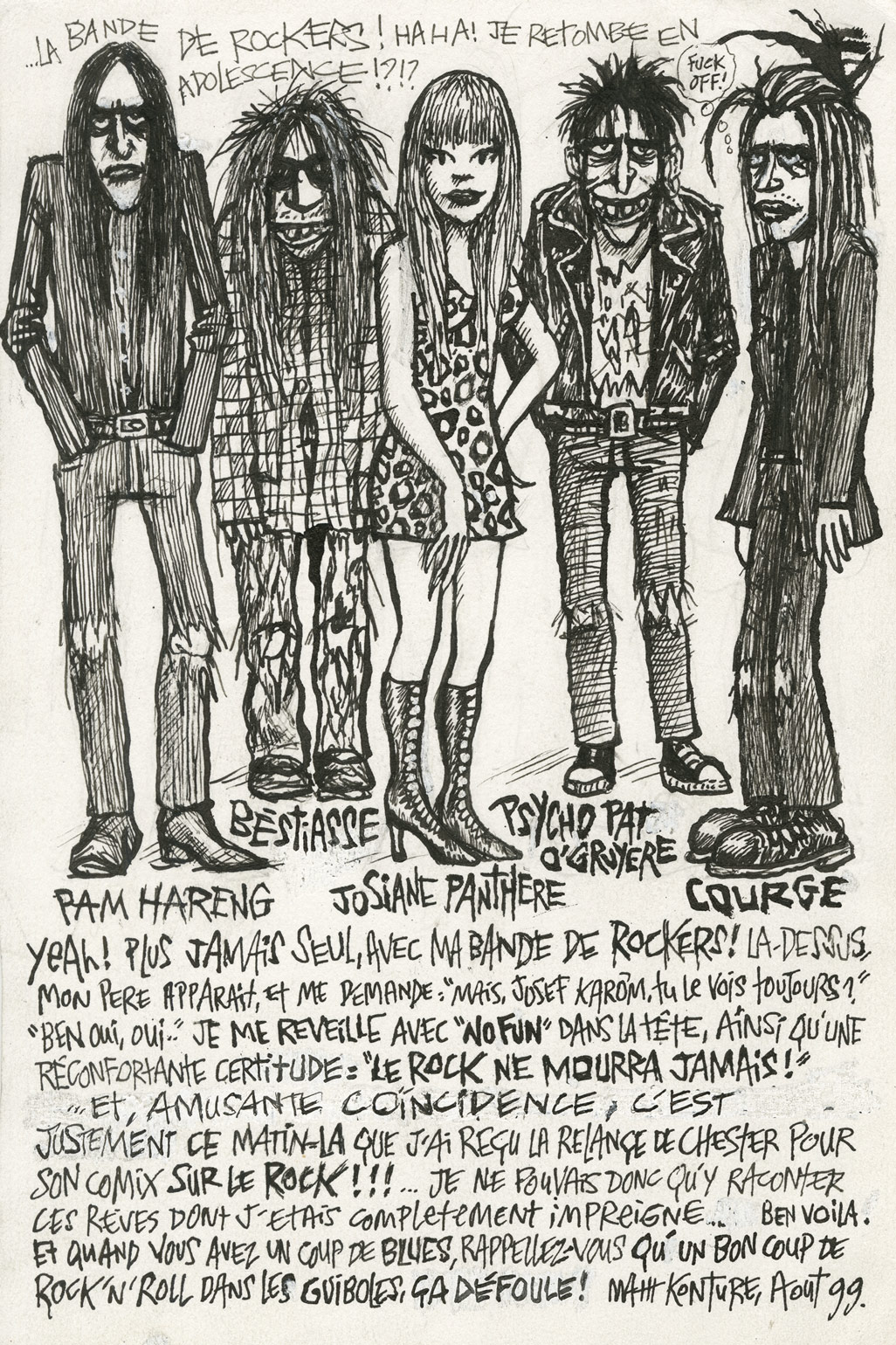 Mattt Konture - La bande de rockers, 1999 | | Artwork | HUBERTY & BREYNE