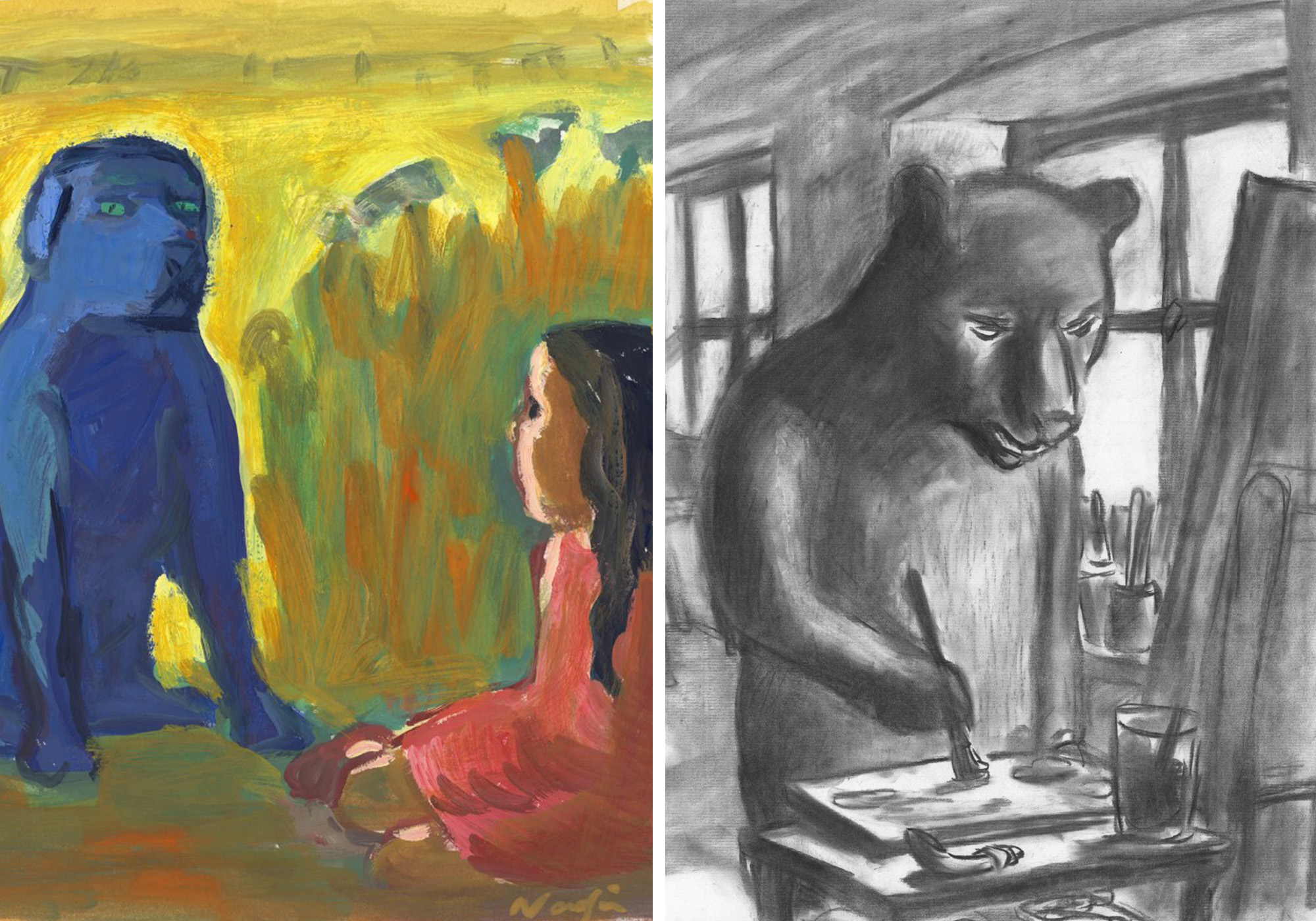 Nadja - Chien Bleu & Le Menteur | Exhibition | HUBERTY & BREYNE